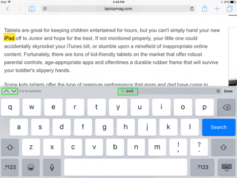 How to Search for Text Within a Web Page in Safari | Laptop Mag