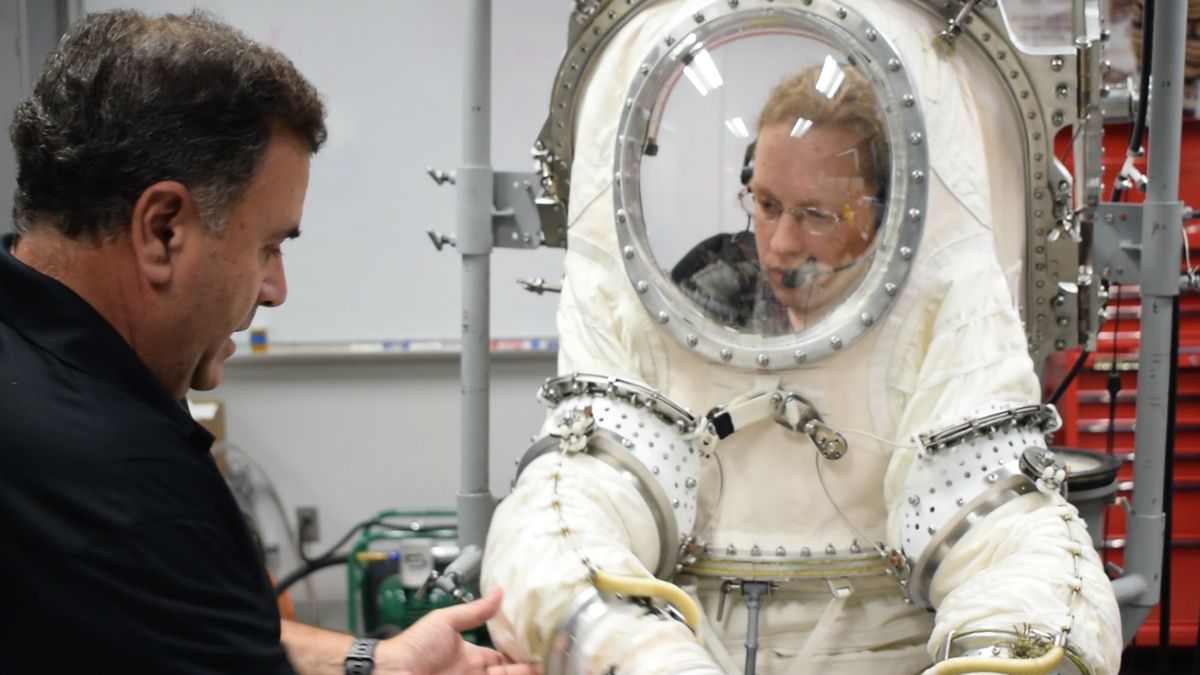 Stellar Threads: Trying on a Spacesuit Brings Thrills and Challenges ...