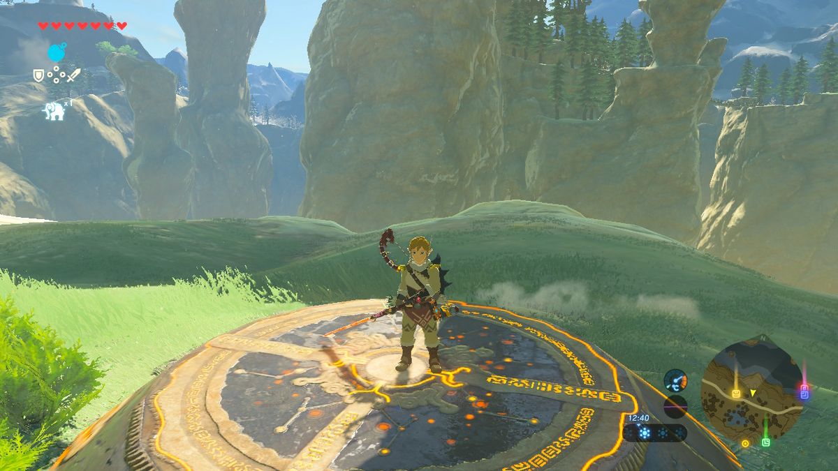 Legend of Zelda: Breath of the Wild: Shrine solutions: Tabantha Tower ...