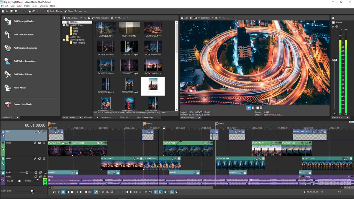 VEGAS Movie Studio 16 video editor gets power boost | Digital Camera World
