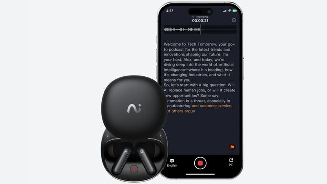 These AI powered earbuds pack a secret — you can record and translate ...