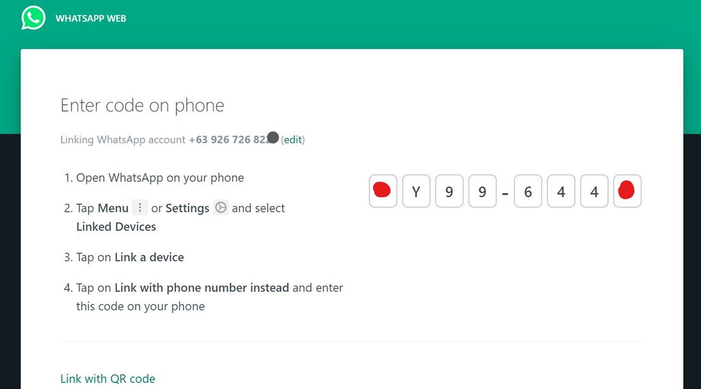 WhatsApp's new login method on the web uses a one-time code | Android ...