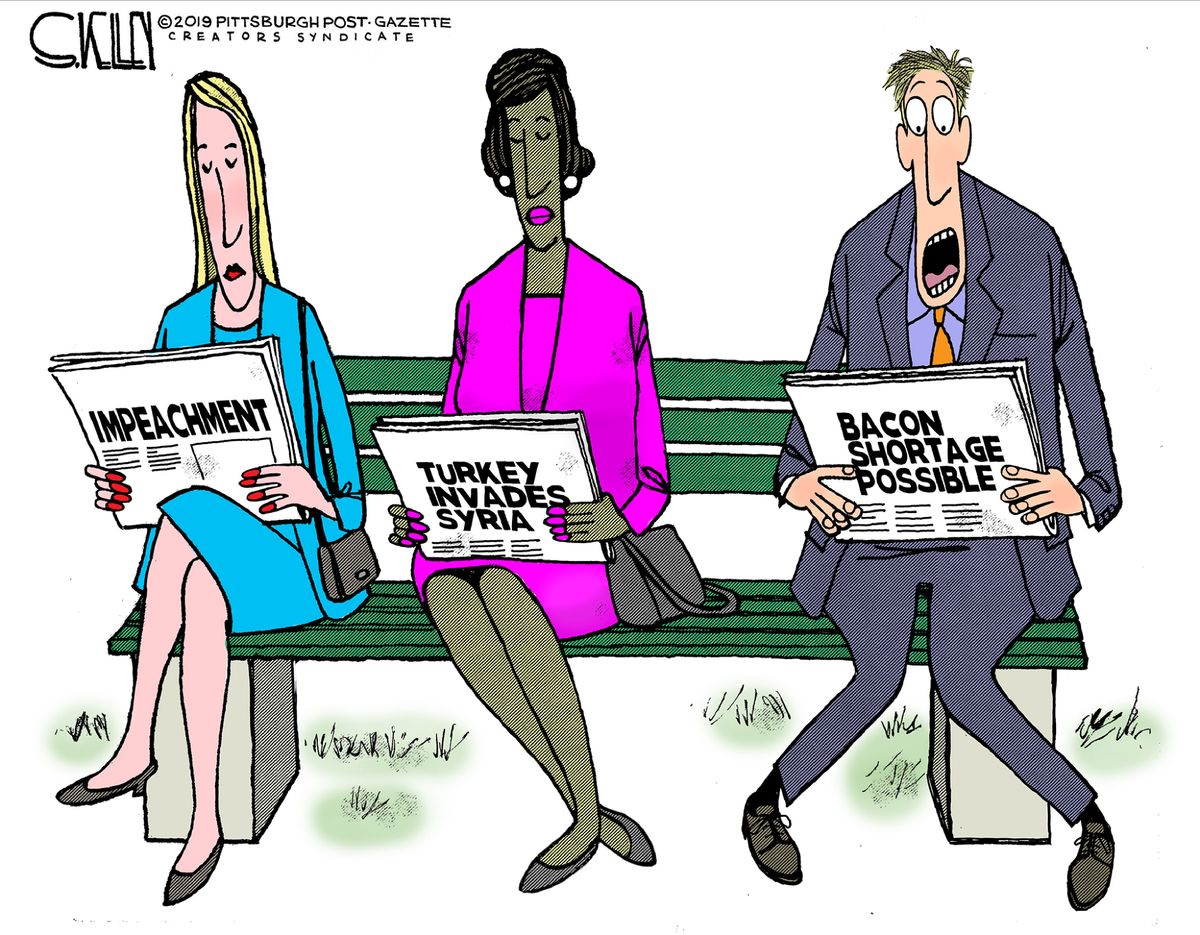 Political Cartoon U.S. Trump News BACON Shock | The Week