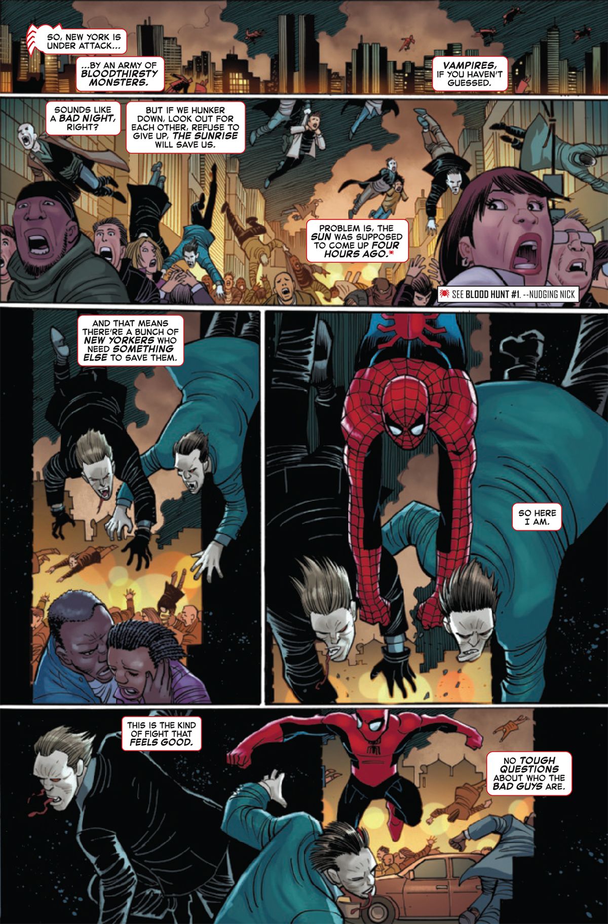 A long-running Spider-Man villain is now a full-on vampire as Blood ...