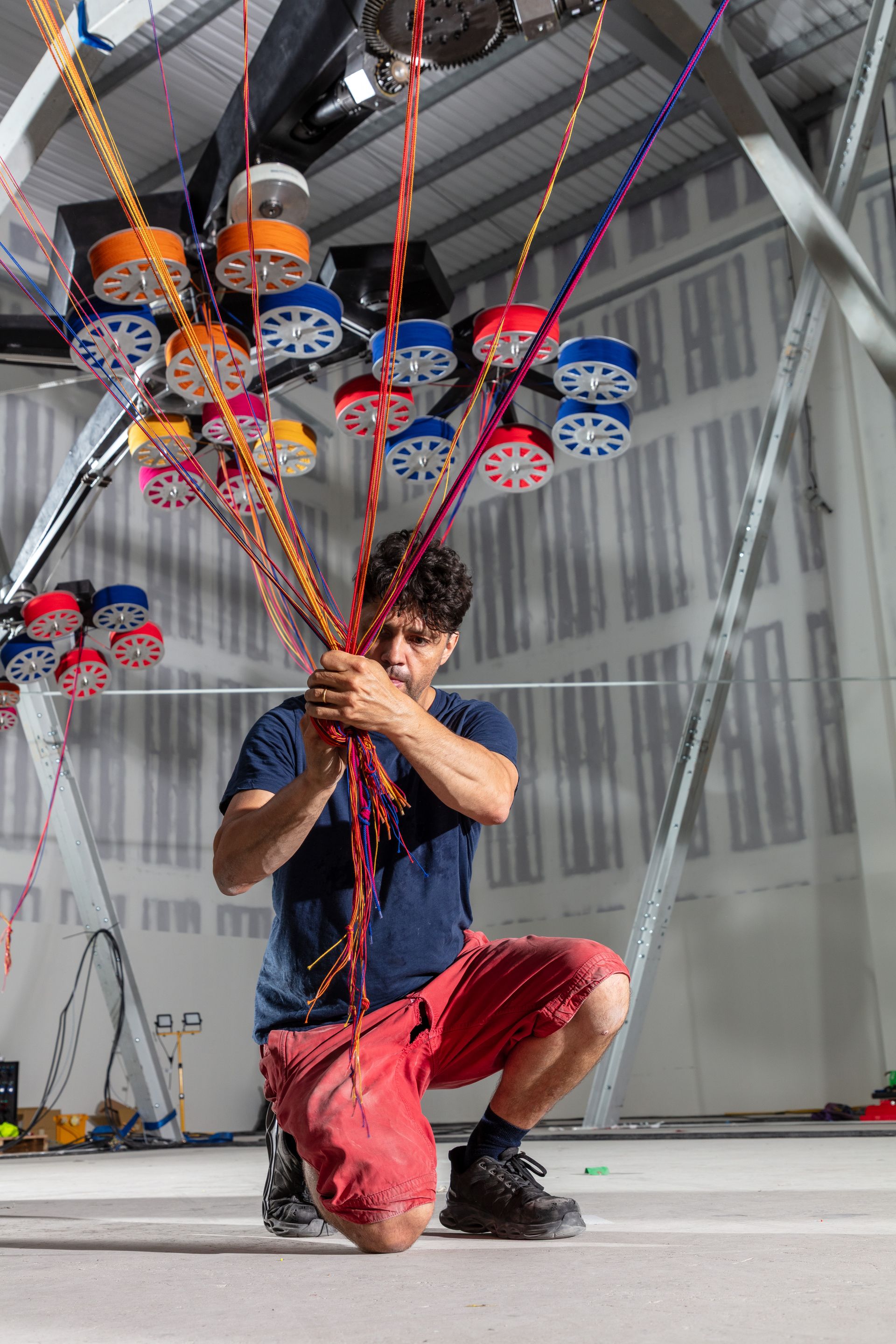 Conrad Shawcross unveils his most ambitious rope machine yet | Wallpaper*