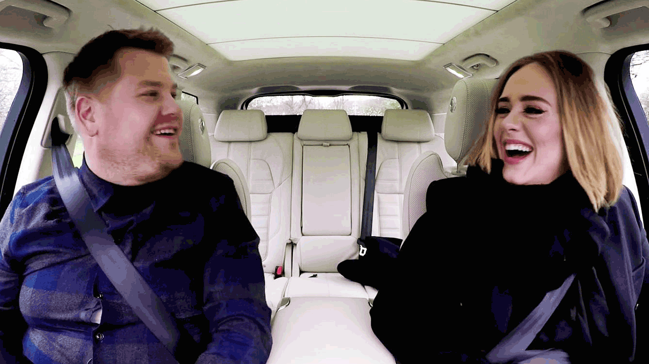 Watch Adele's Carpool Karaoke with James Corden | Marie Claire
