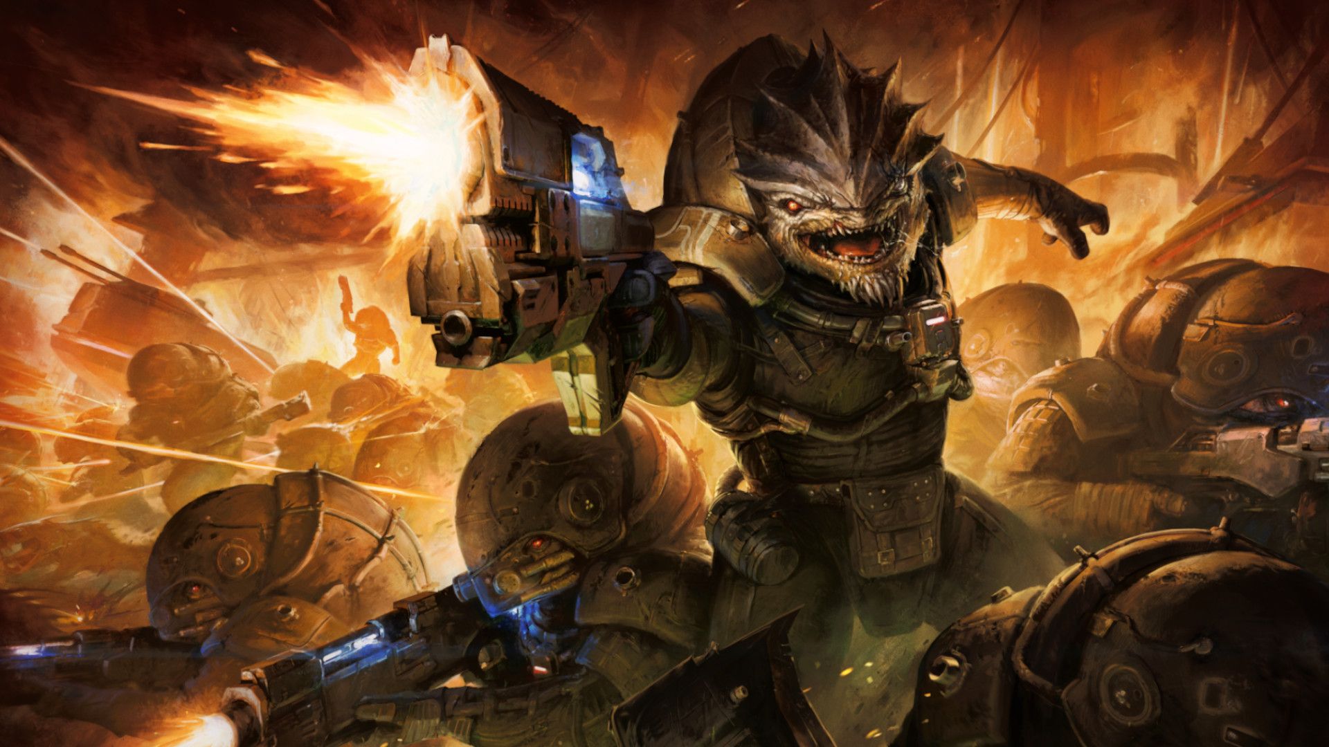 Fans find Mass Effect 5 art of a Krogan civil war hidden in BioWare's ...