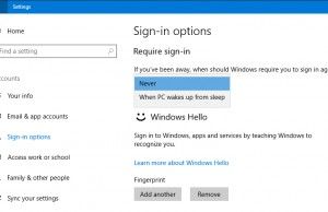 How to Disable the Windows 10 Password Prompt on Wake from Sleep ...