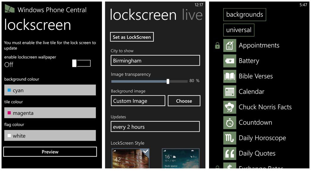 Customizing your Windows Phone Lockscreen | Windows Central