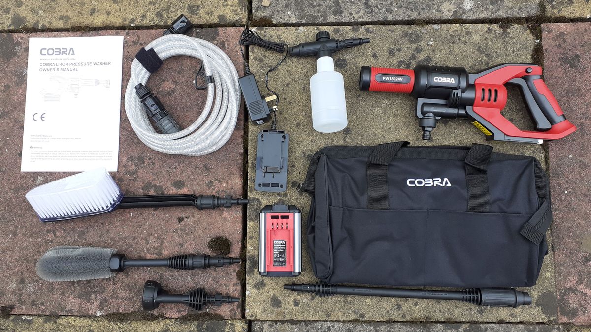 Cobra PW18024V cordless pressure washer review | Homebuilding
