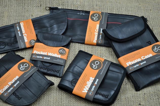 Cycle of Good: Turning old bike inner tubes into new products | Cycling ...