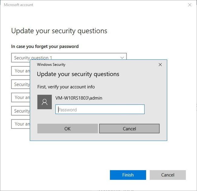 How to enable reset local account password on Windows 10 April 2018 ...