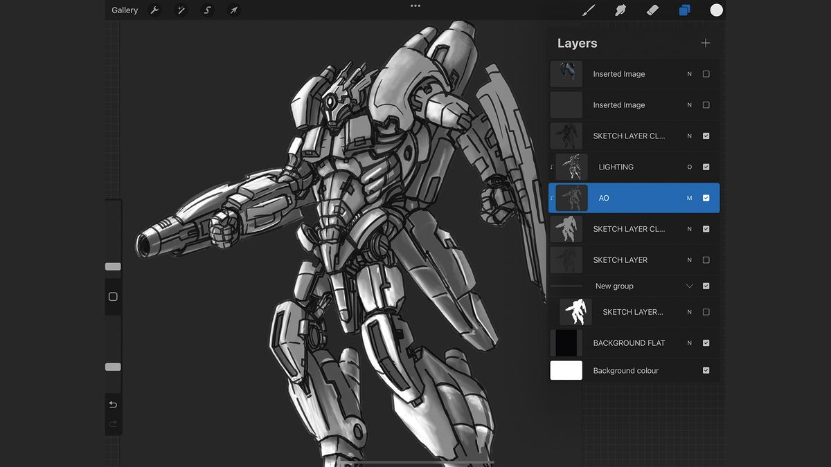 Use Procreate with 3D reference models | Creative Bloq