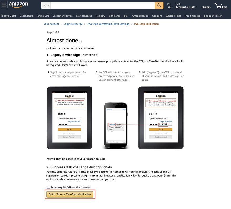 How to set up two-factor authentication for your Amazon account | iMore