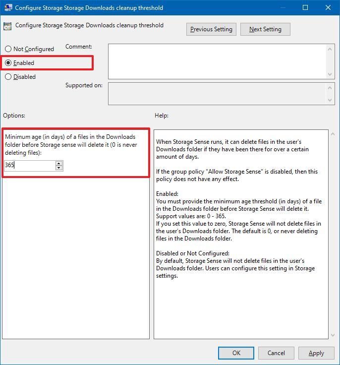 How to manage Storage sense settings using Group Policy on Windows 10 ...