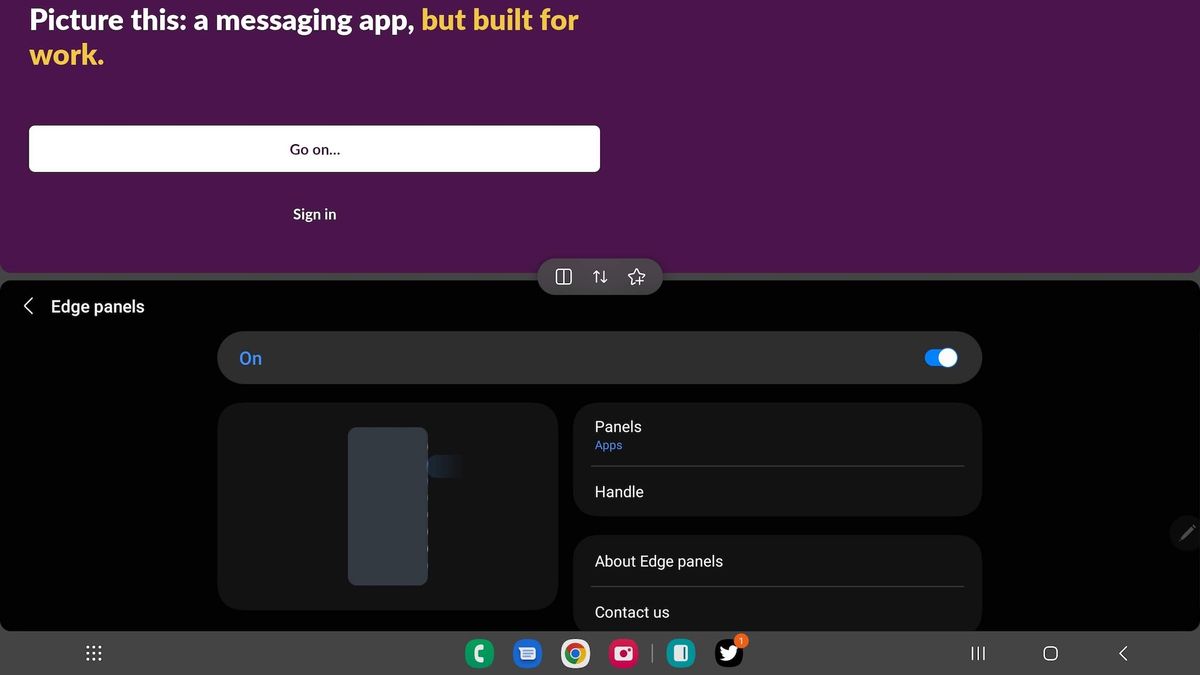 How to use Multi Window mode on the Samsung Galaxy Tab S8 series ...