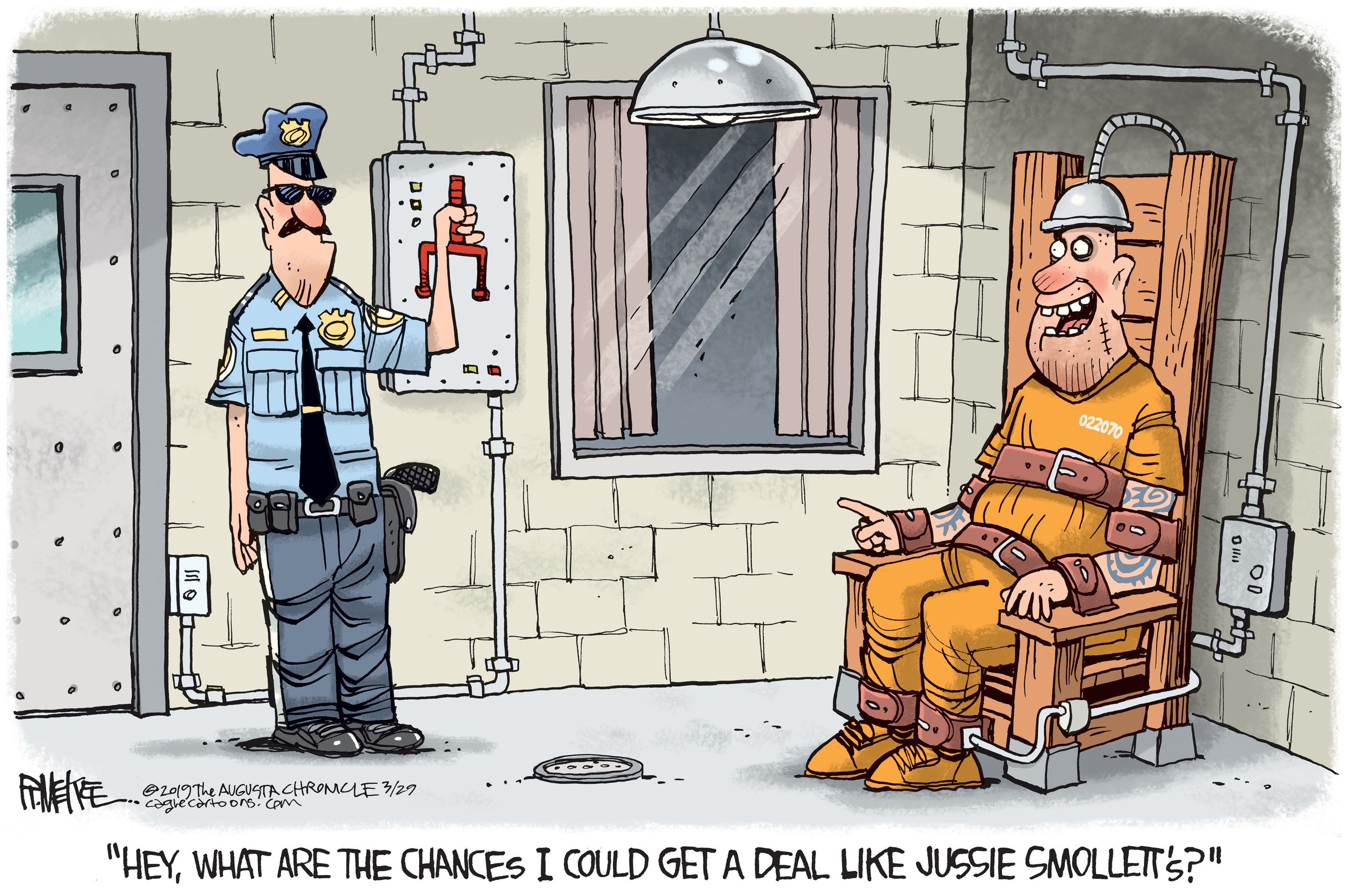Editorial cartoon U.S. Jussie Smollett | The Week