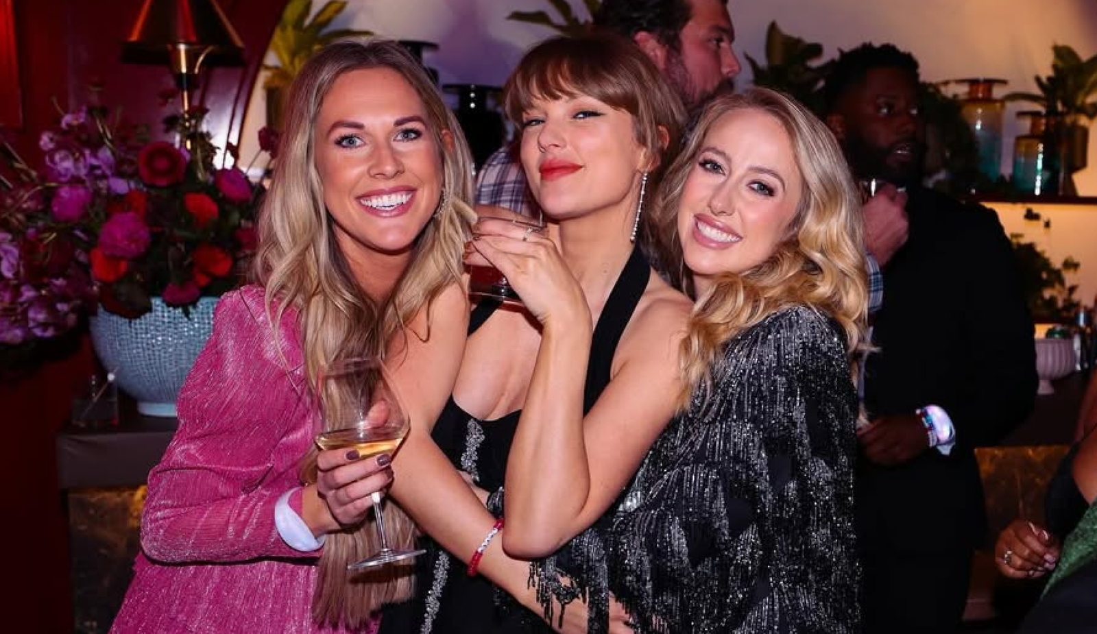 Taylor Swift Toasts Her 35th Birthday in a Little Black Balmain Dress ...