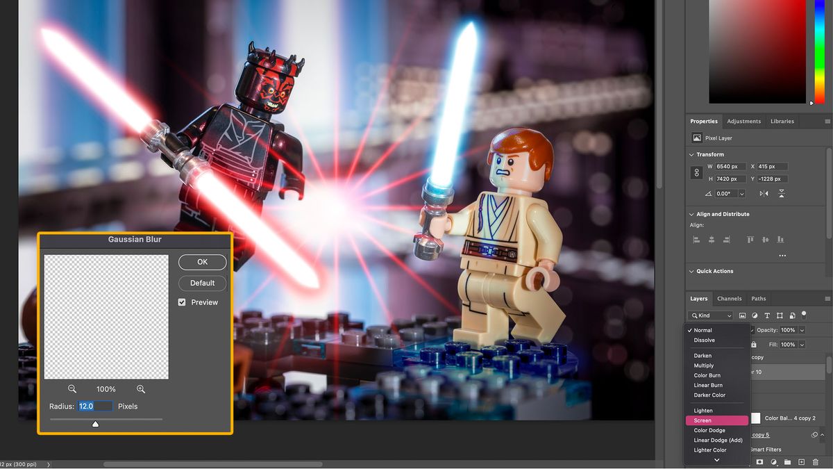 How to create Star Wars effects in Photoshop – add Lightsabers to toy ...