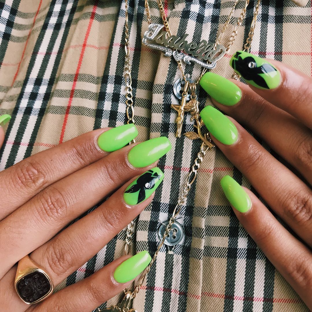 Found: 20 Neon Green Nail Designs That Always Look Chic | Who What Wear