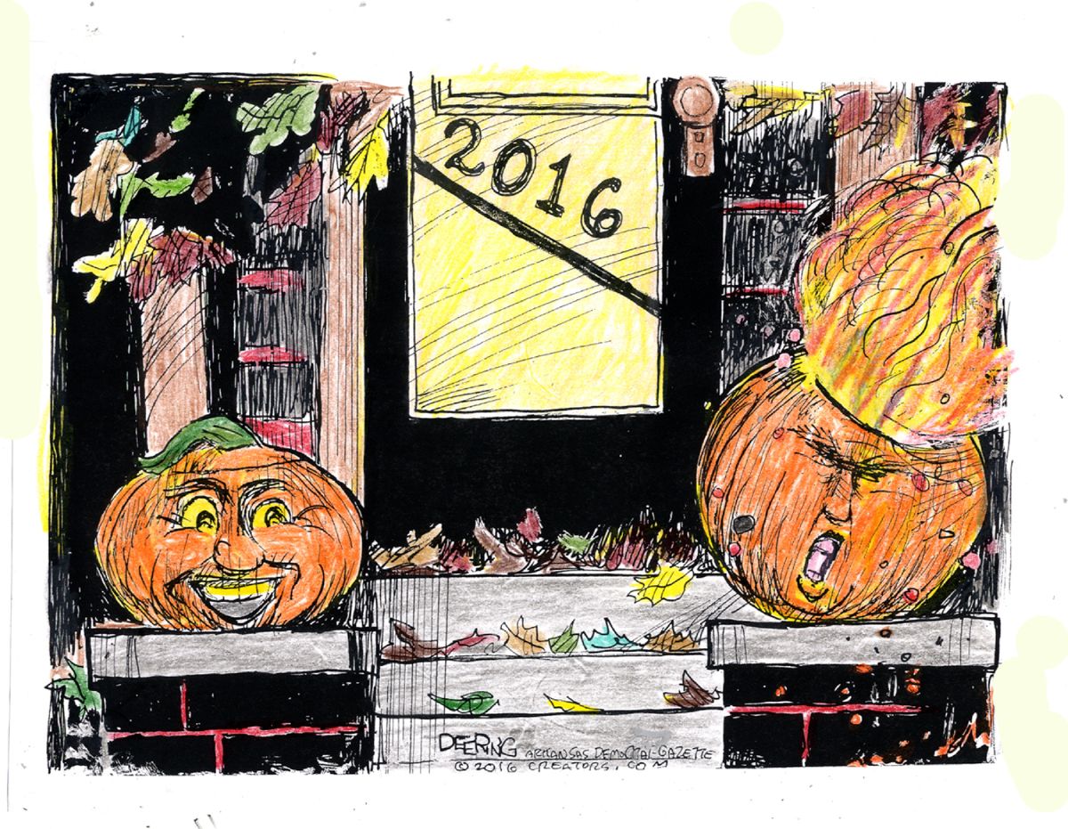 Political cartoon U.S. 2016 election Halloween | The Week