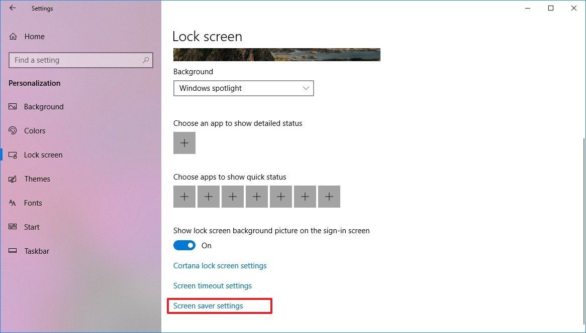 How to enable screen savers on Windows 10 | Windows Central