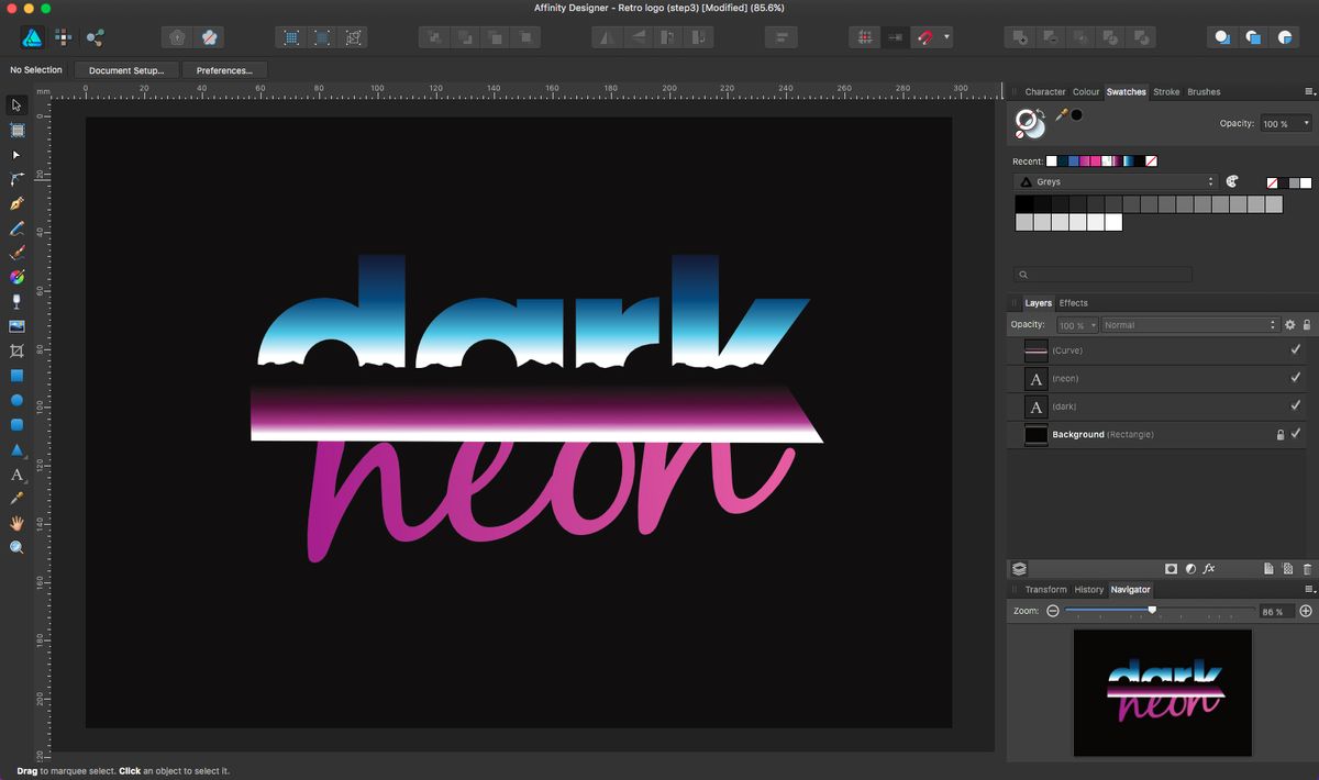 How to create a retro logo with Affinity Designer | Creative Bloq