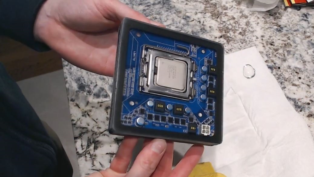 LGA RIP: Modder Transforms Old Intel PC Into Coffee Coaster | Tom's ...
