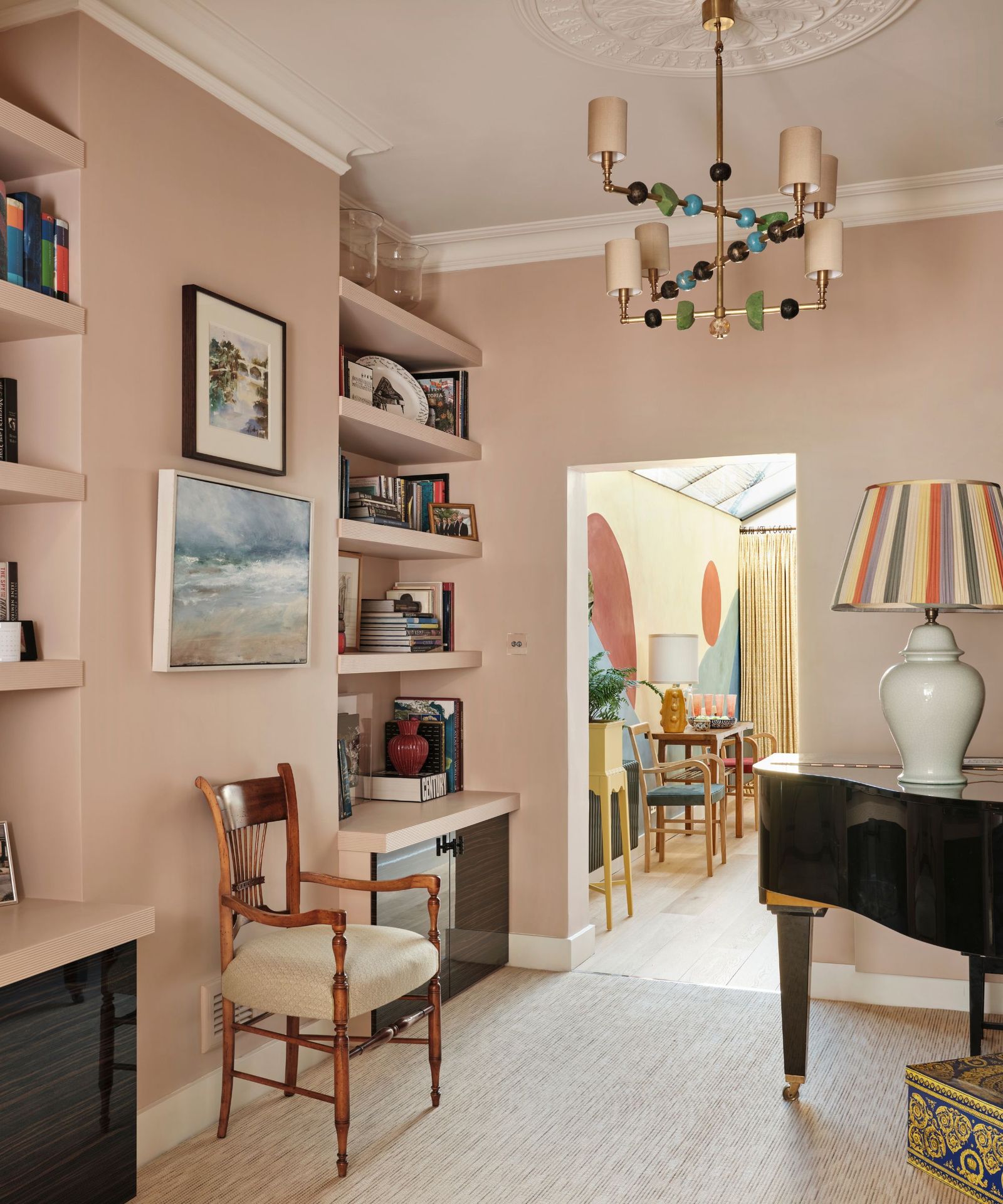 This inviting house is a masterclass in using bold color combinations ...