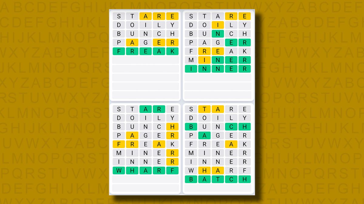 Quordle hints and answers for Sunday, May 11 (game #1203) | TechRadar