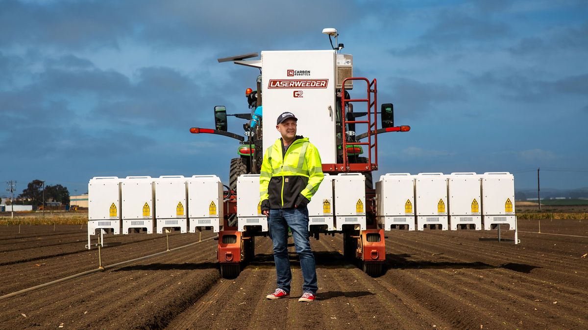LaserWeeder packs two dozen Nvidia GPUs and lasers to zap your weed ...