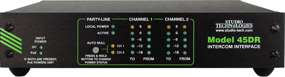 Studio Technologies Releases Model 45DR and 45DC Dante-To-Party-Line ...