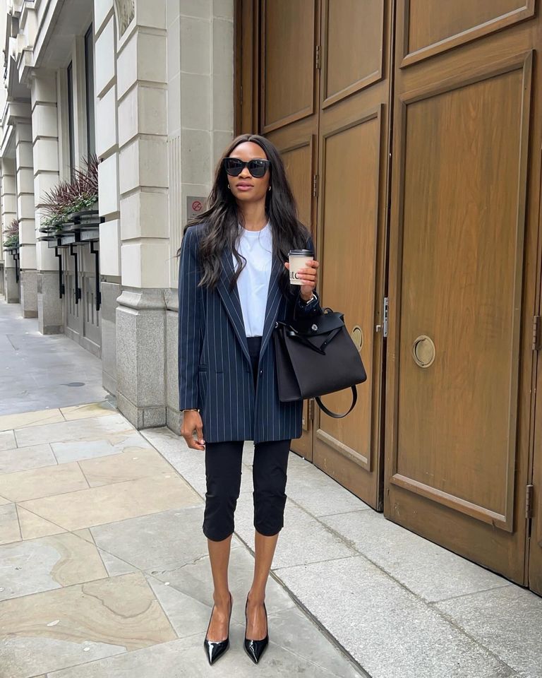 How to Style Capri Pants and Blazers | Who What Wear