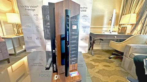 I want to remodel my front door after seeing Lockly's Styla smart lock ...