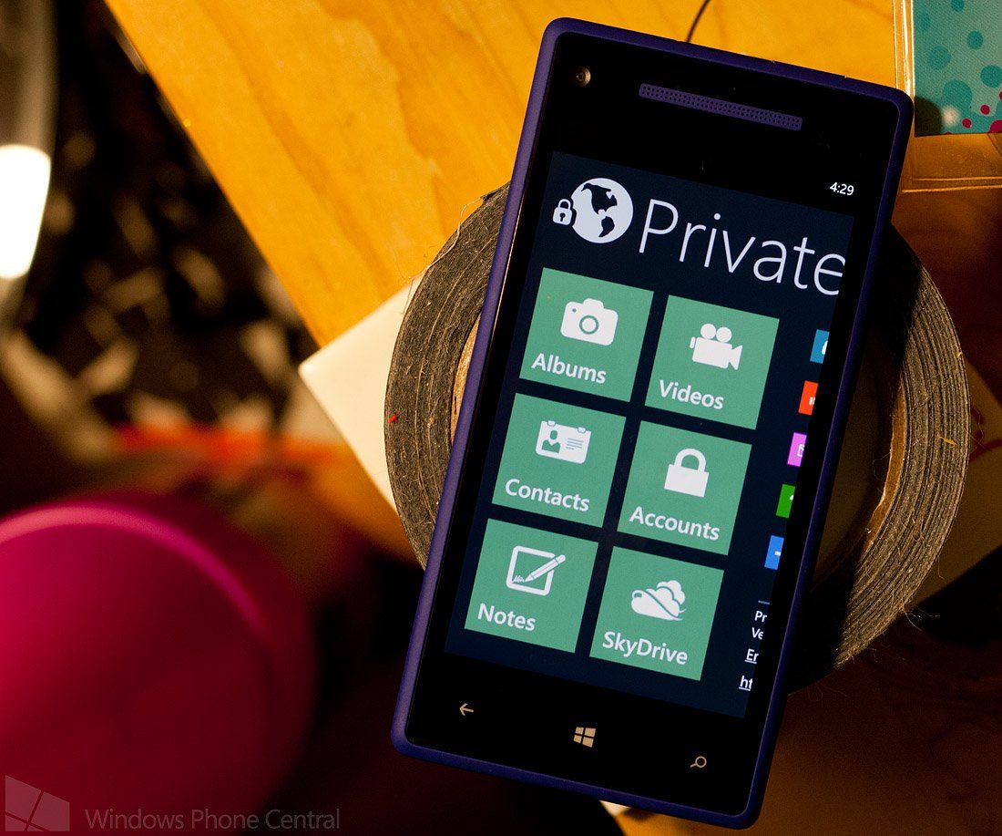Private Hub will keep your dirty Windows Phone pics a secret | Windows ...