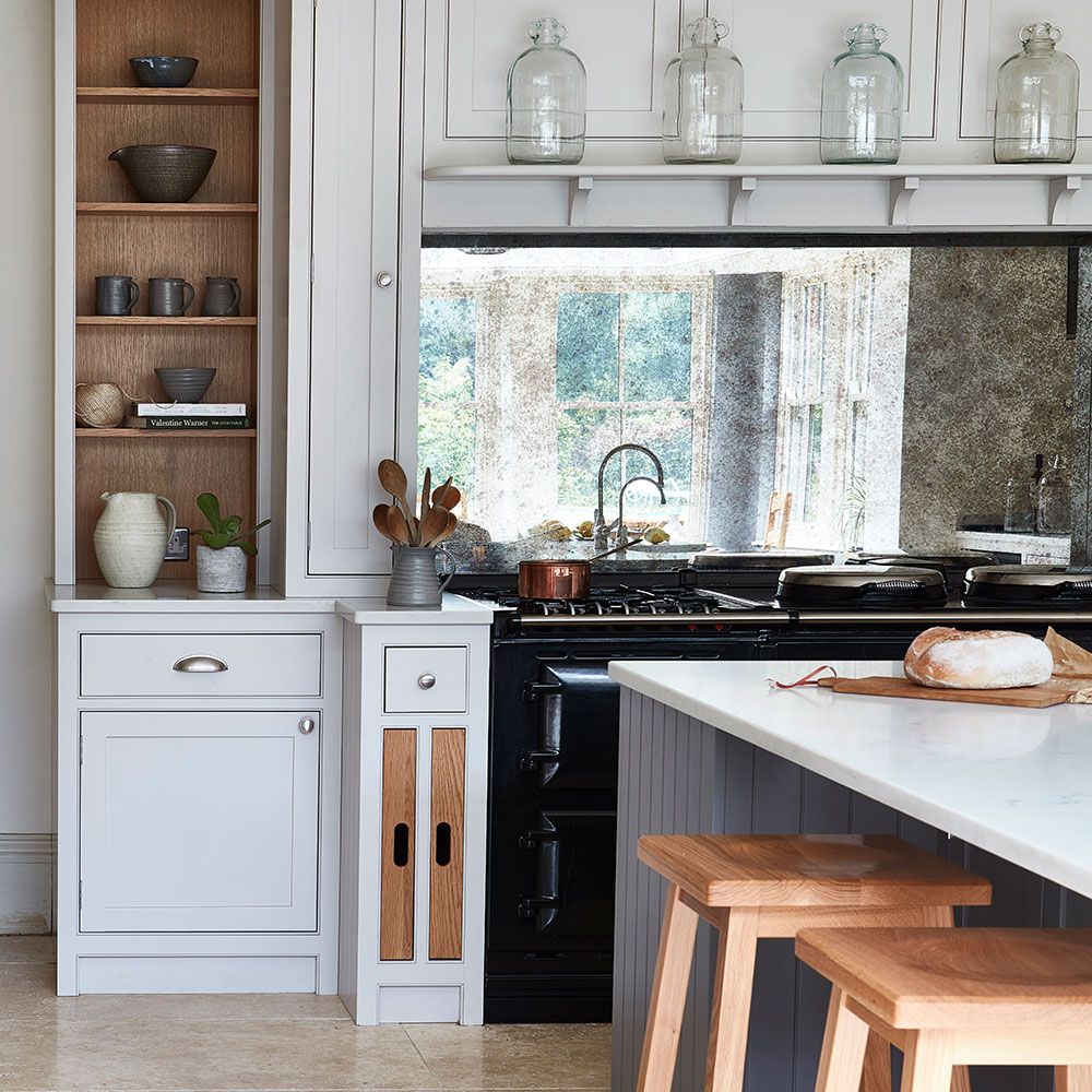 Fall in love with this grey Shaker kitchen in a Norfolk vicarage ...