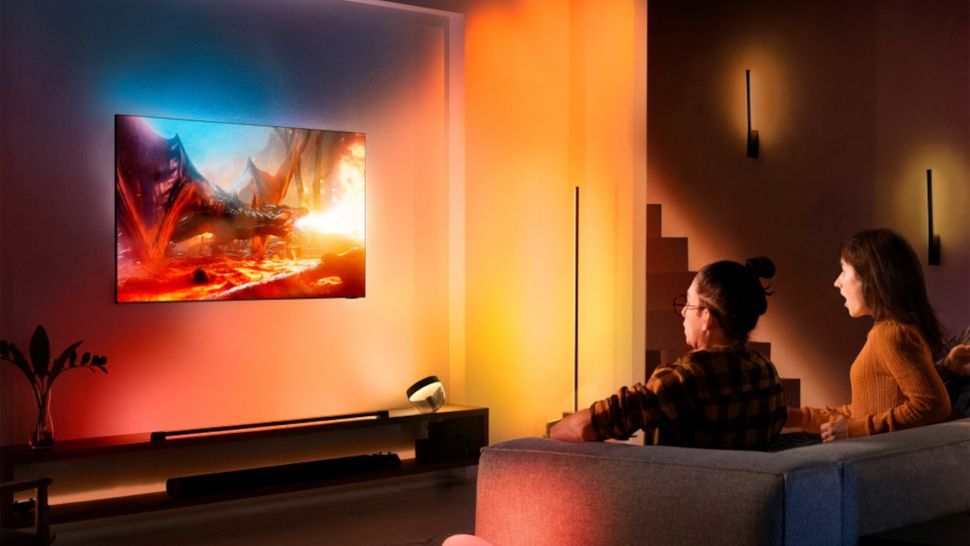 LG TVs just got a colorful update with the arrival of the Philips Hue ...