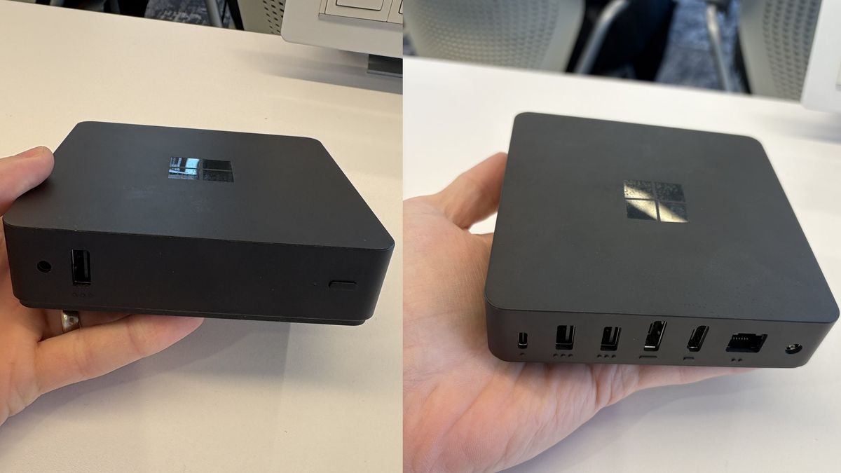 Check out how small the Windows 365 Link is in these real life photos ...