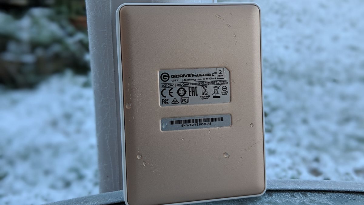 G-Technology G-Drive mobile USB-C 2TB portable hard disk drive review ...
