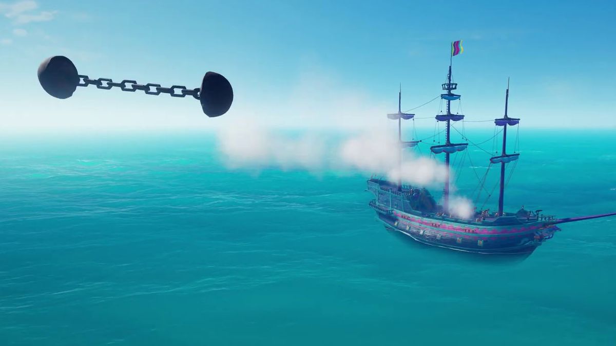Sea of Thieves chain shot cannonballs will mess up your masts in March ...
