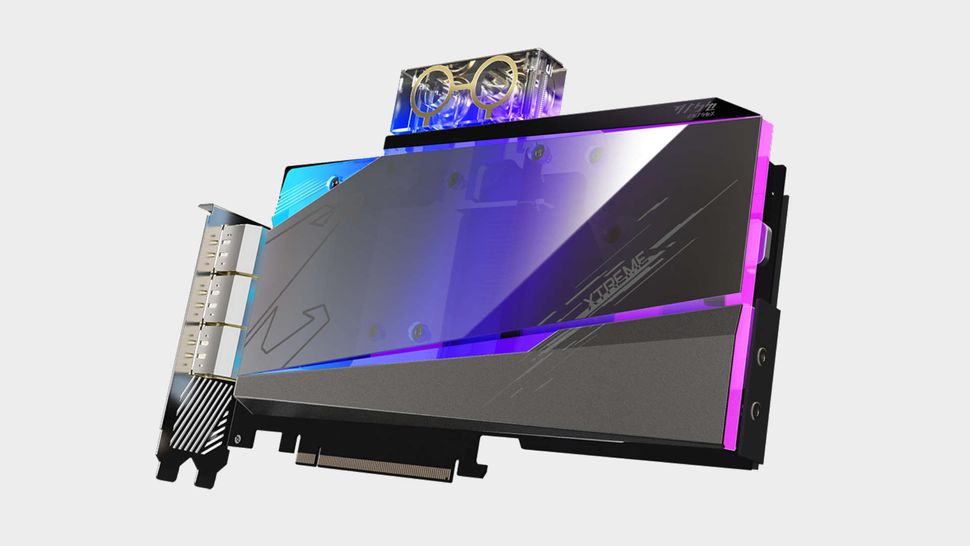 This water-cooled RTX 3080 is the most cyberpunk design Gigabyte's made ...
