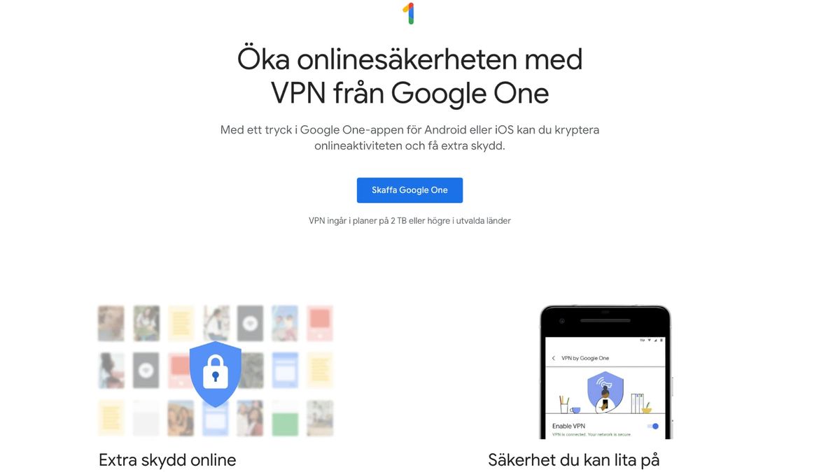 Test av Google One VPN | TechRadar