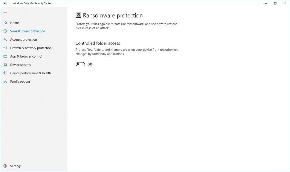 What's new with Windows Defender Security Center in the April 2018 ...