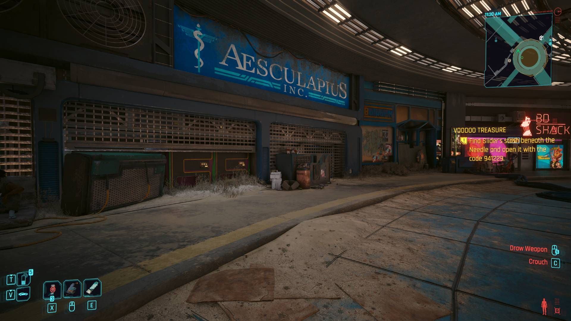 Cyberpunk 2077 Phantom Liberty Slider's stash location | GamesRadar+