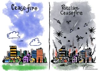 5 editorial cartoons about the Russia-Ukraine peace talks | The Week