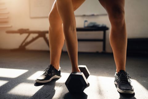 Forget the gym — this 5-move dumbbell leg workout sculpts strong legs ...