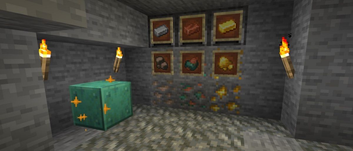 Minecraft: Java Edition Snapshot 21w14a adds new raw ore items to replace smeltable blocks ...