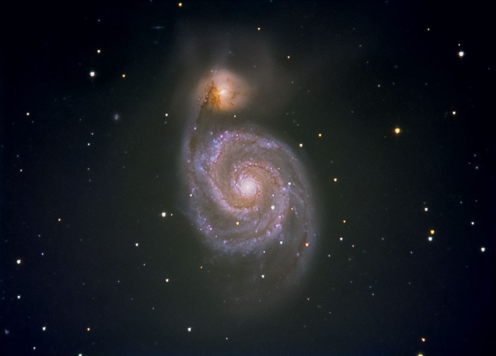 Swirls in Space: Whirlpool Galaxy Shines in Skywatcher Photo | Space