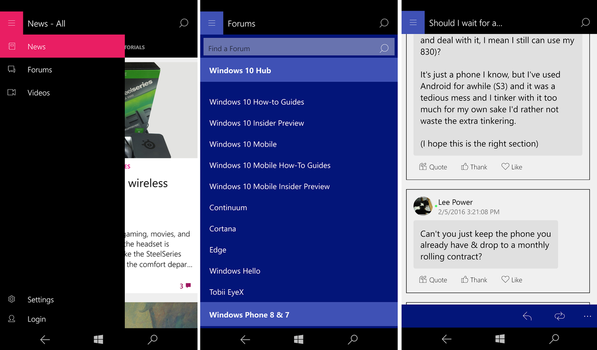 Status update and sneak peek at the new Windows Central App for Windows ...