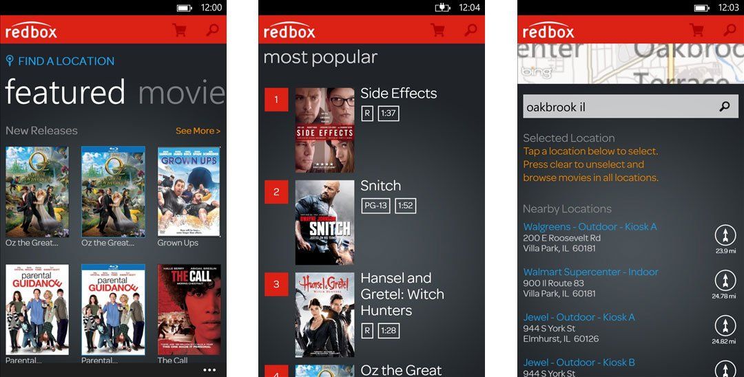 Need a last minute movie rental this weekend? Official Redbox app for ...